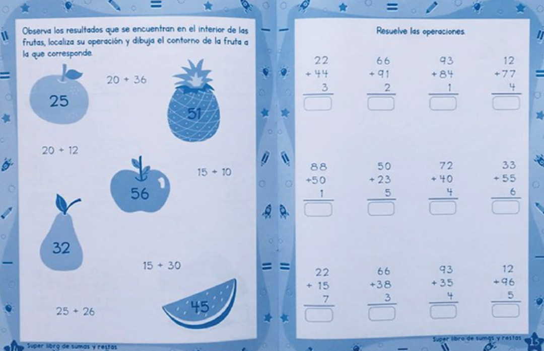 Super Libro De Sumas Y Restas – Aprende Monterrey