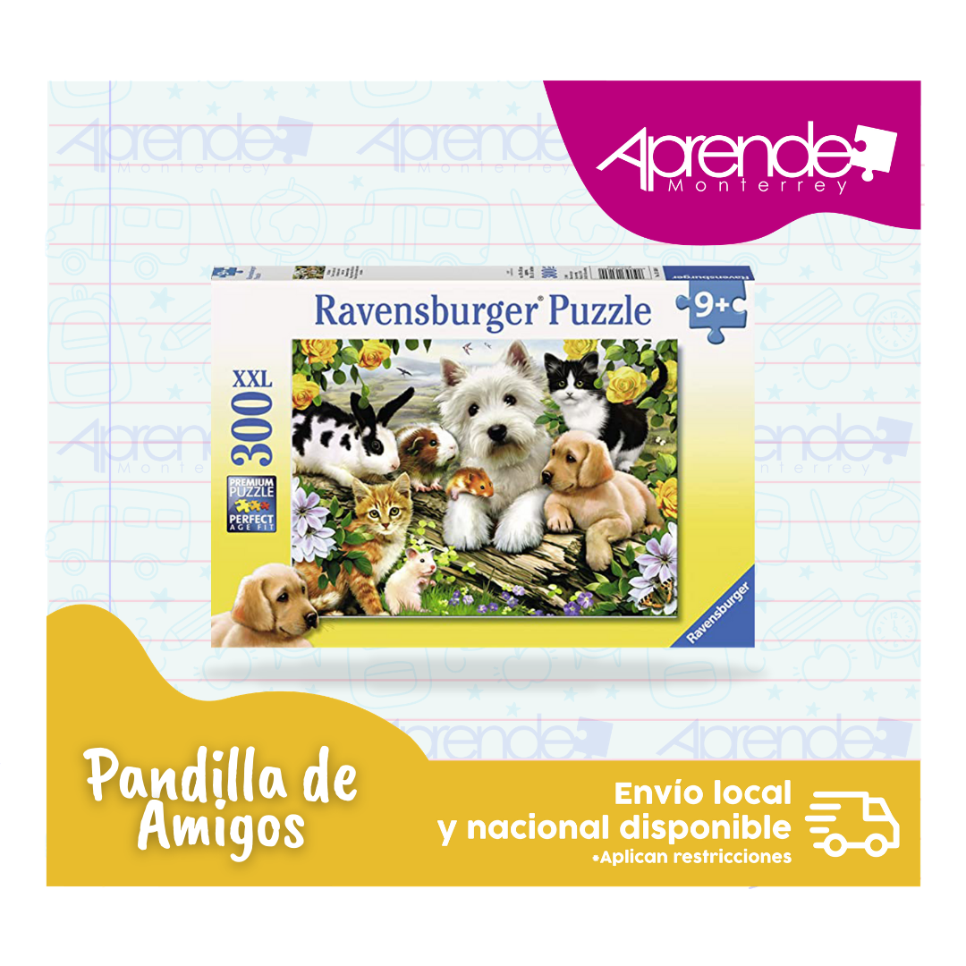 Rompecabezas 300 piezas- Pandilla de Amigos – Aprende Monterrey