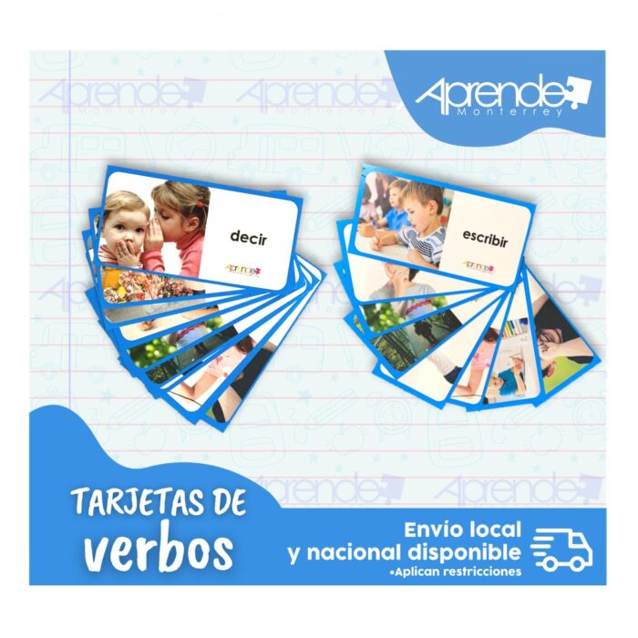 Tarjetas de Verbos – Aprende Monterrey