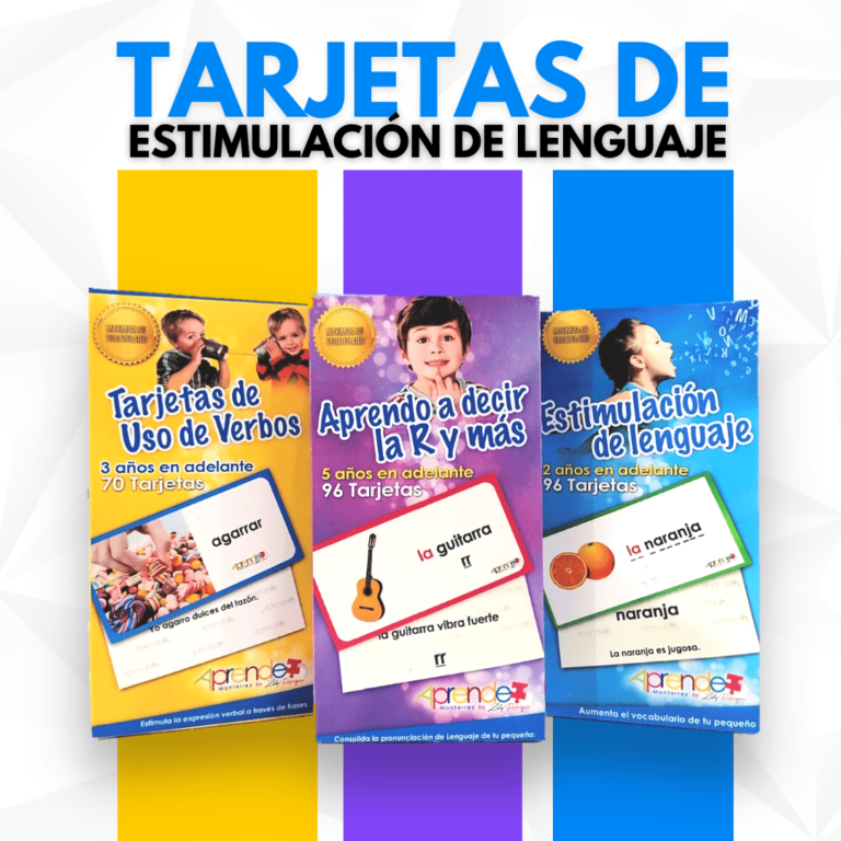 KIT Tarjetas de Estimulación de Lenguaje – Aprende Monterrey